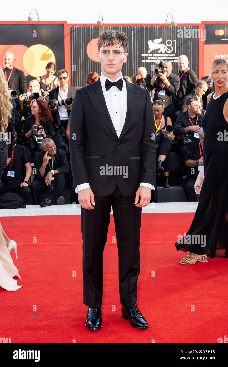 Italy. 28th Aug, 2024. Ricky D'Ambrose 81st Venice Film Festival Red ...