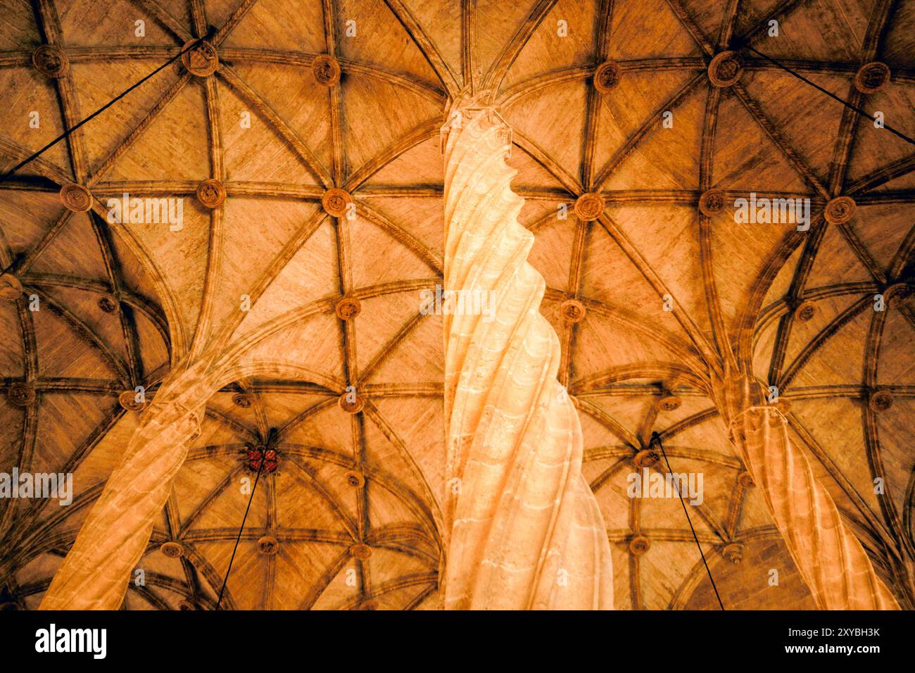 helical columns, Valencian Civil Gothic, Llotja de la Seda , 1482-1498 ...