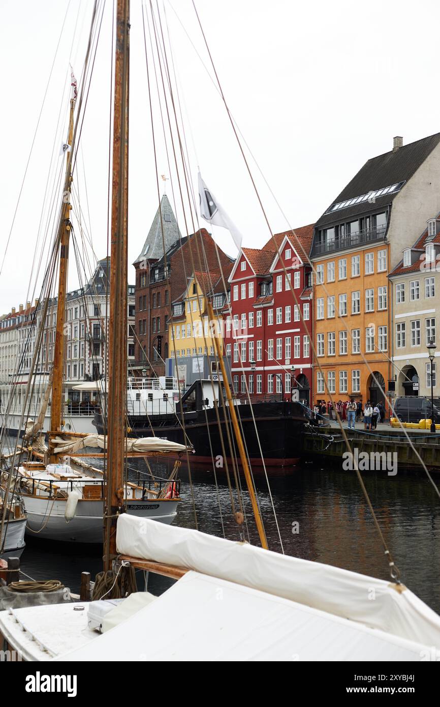 Copenhagen, Denmark. Colourful, captivating Nyhavn is one of the most ...