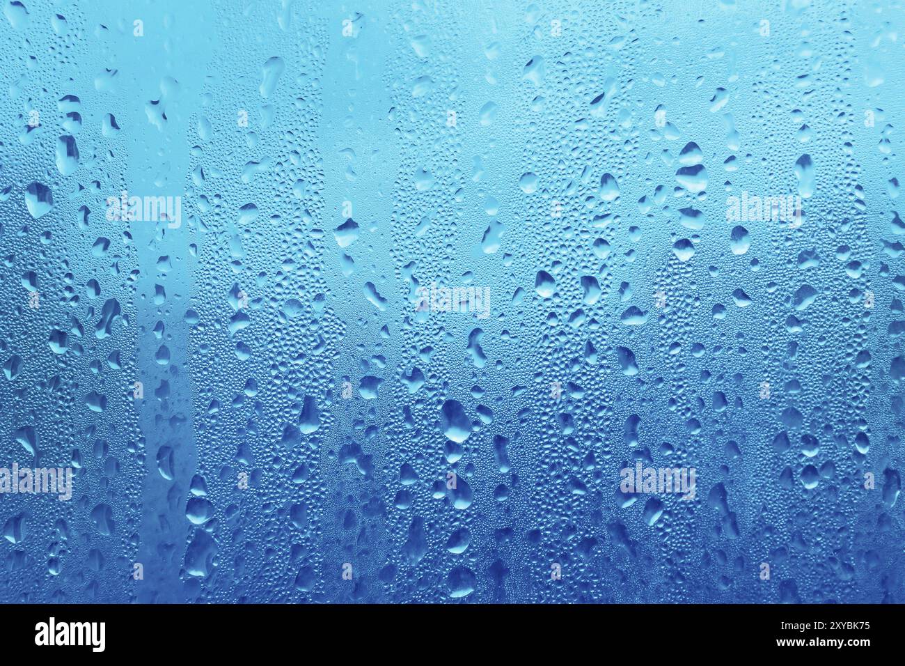 Natural water drops on glass Stock Photo - Alamy