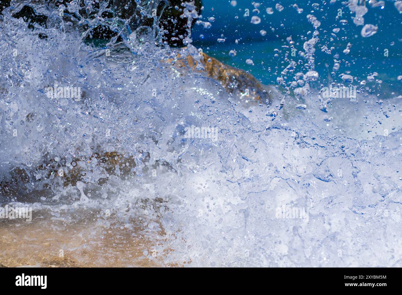 wave splash sea shore Stock Photo - Alamy