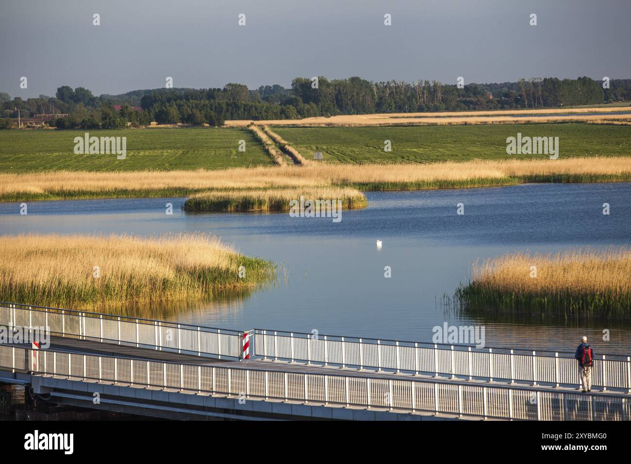 Modern lifting bridge Stock Photo - Alamy