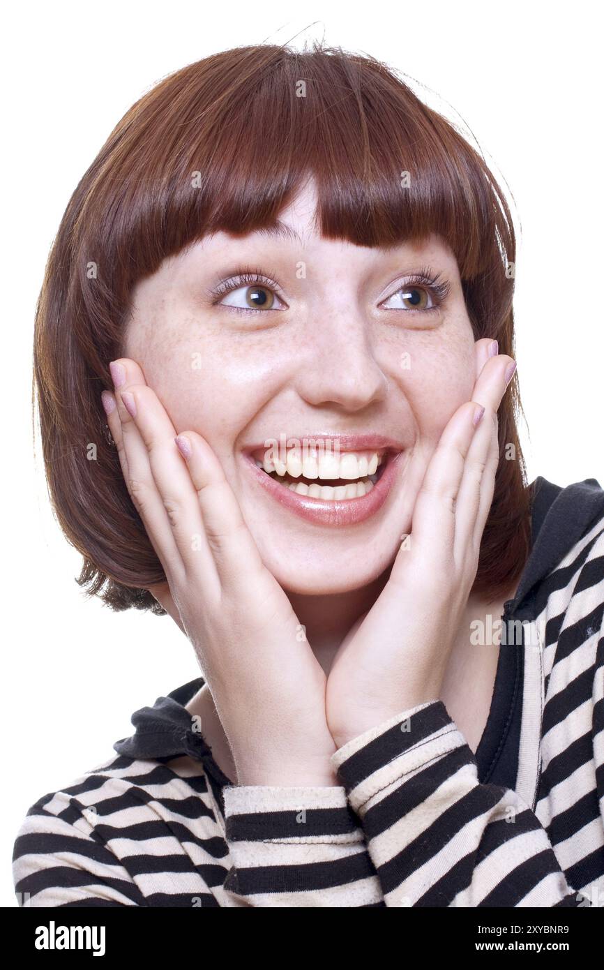 Kids laughing white background hi-res stock photography and images - Alamy