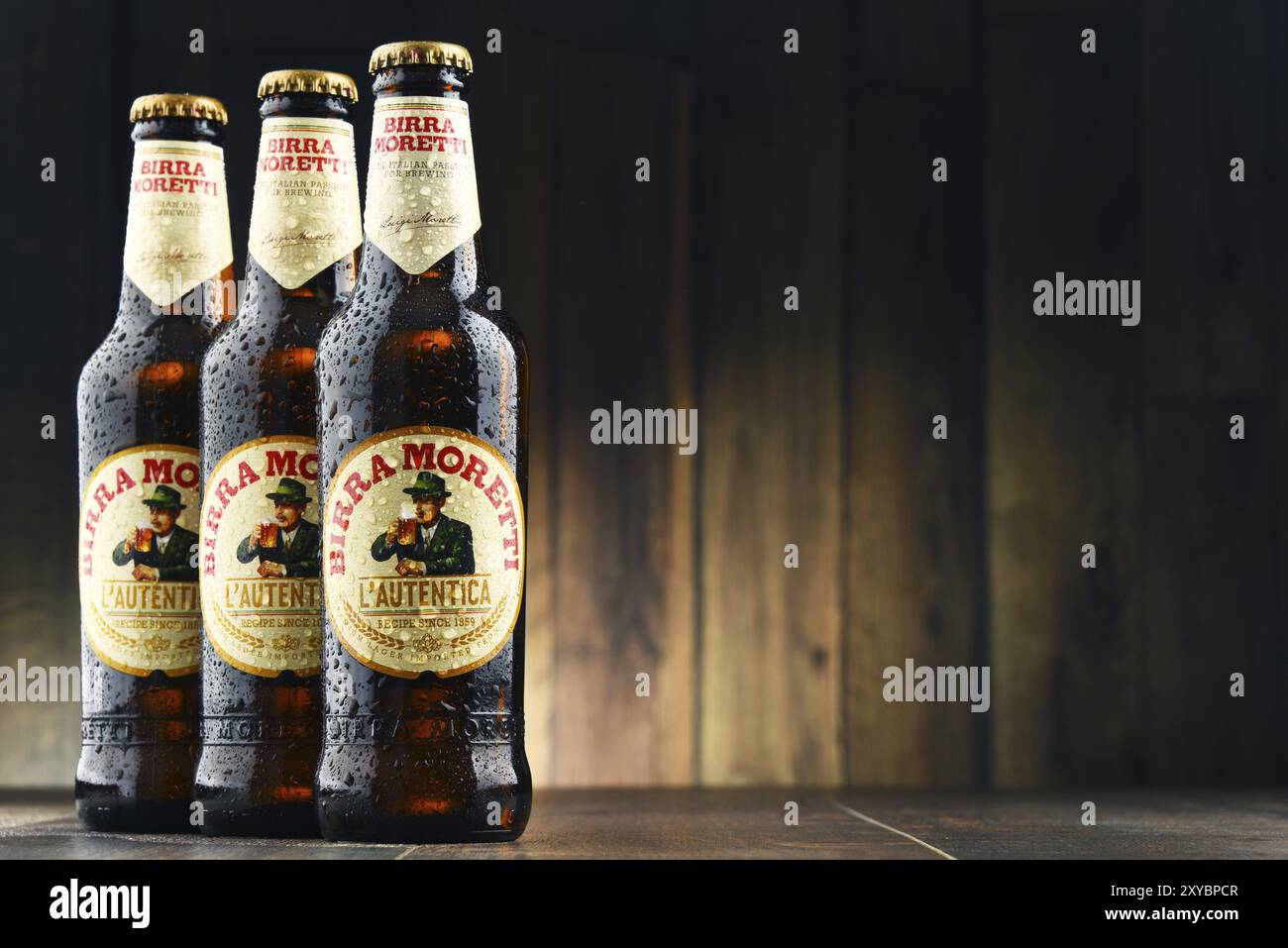 Birra Moretti, Italian brewing company, founded in Udine in 1859 by ...