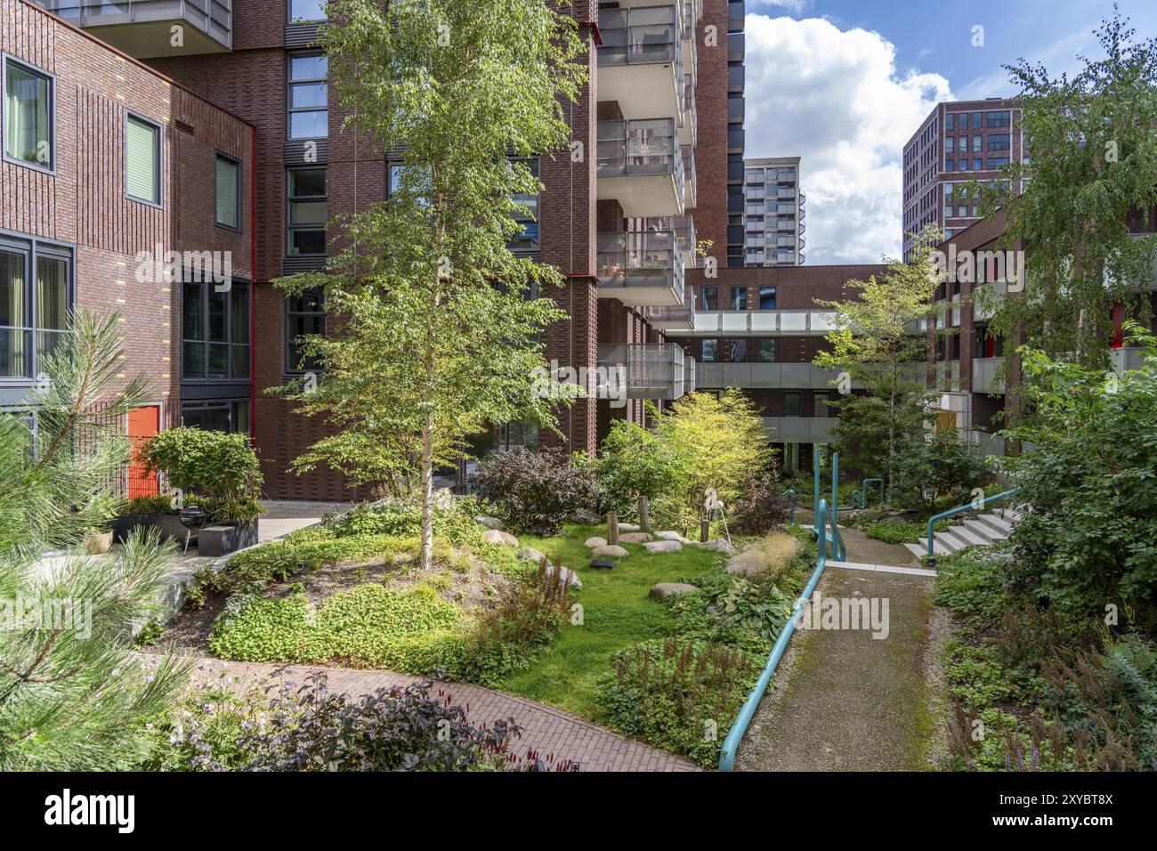 De Groene Kaap residential complex, in the Rotterdam Feijenoord ...
