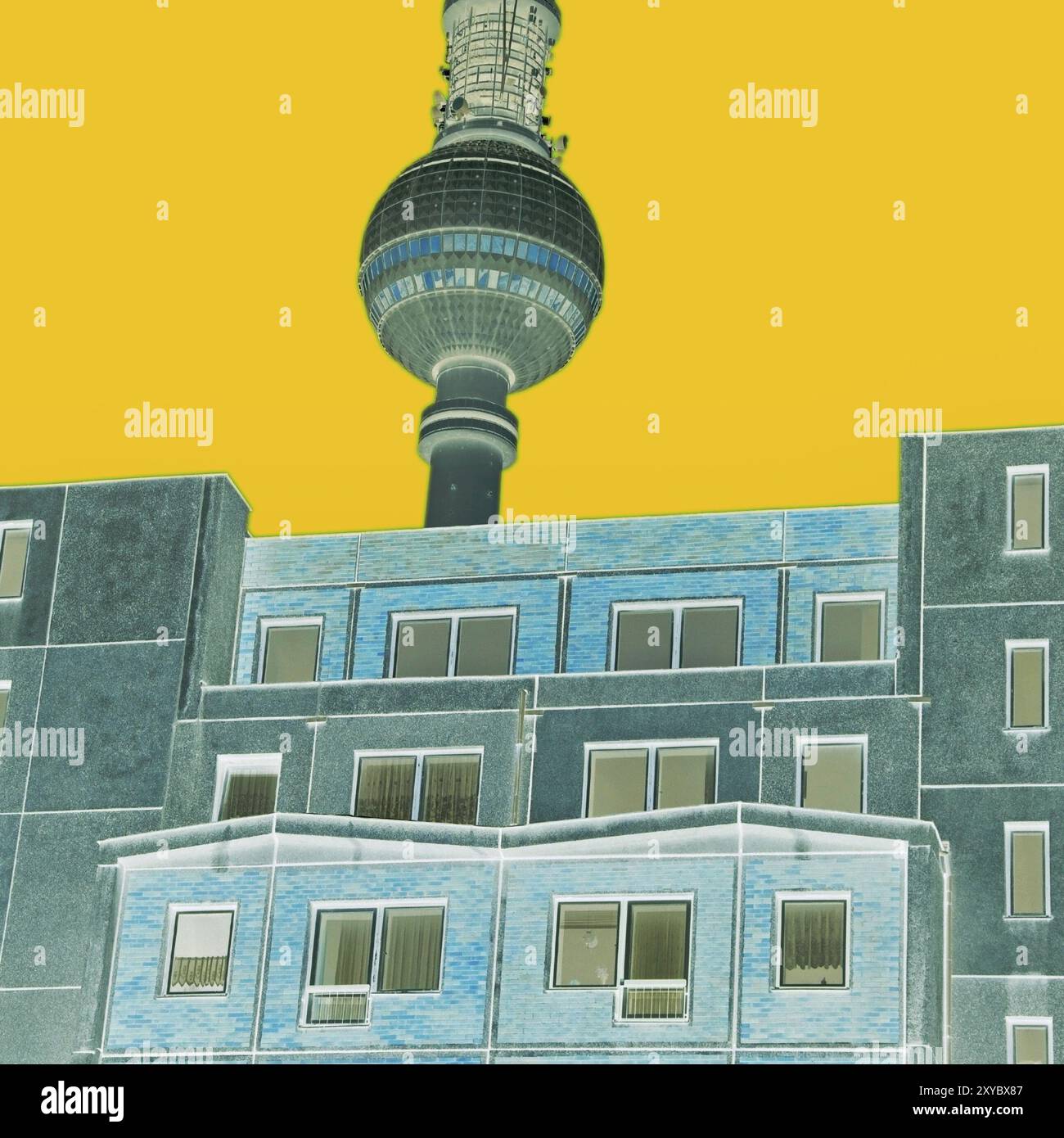 Facades in east berlin, former gdr, germany Stock Photo - Alamy