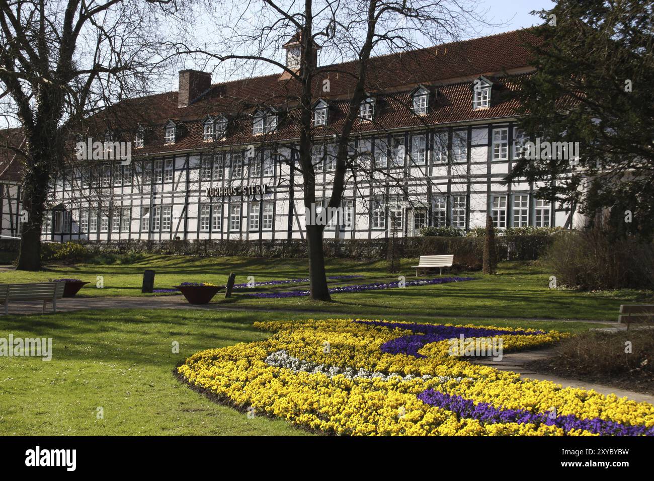 Spa hotel Stern in Bad Meinberg Stock Photo - Alamy