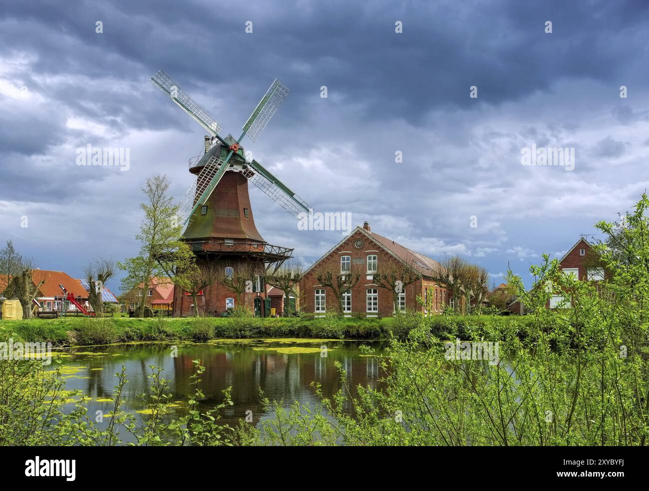 Nesse Windmuehle, windmill Nesse 01 Stock Photo - Alamy