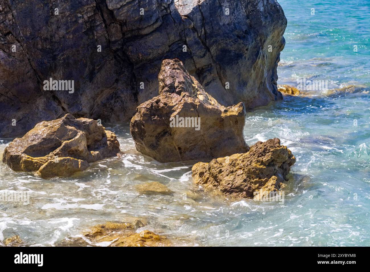 sea rock formations Stock Photo - Alamy