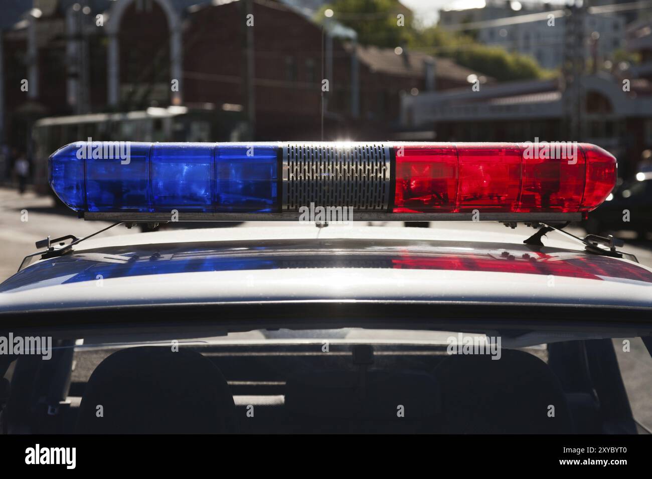 Police vehicles security car with siren hi-res stock photography and ...