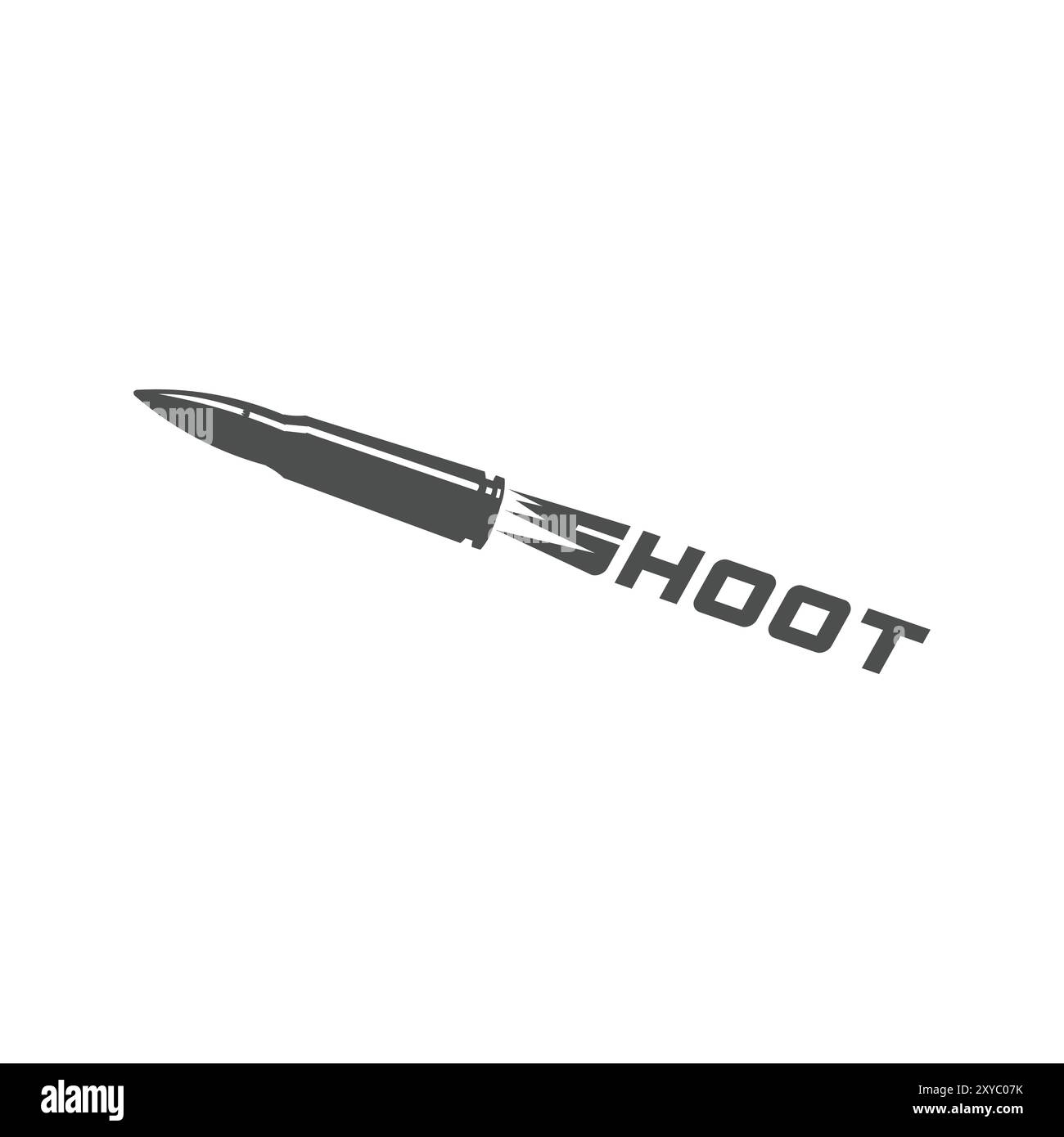Flying Fast Speed Guns Bullet Shoot Vector Illustration Design Stock Vector Image & Art - Alamy