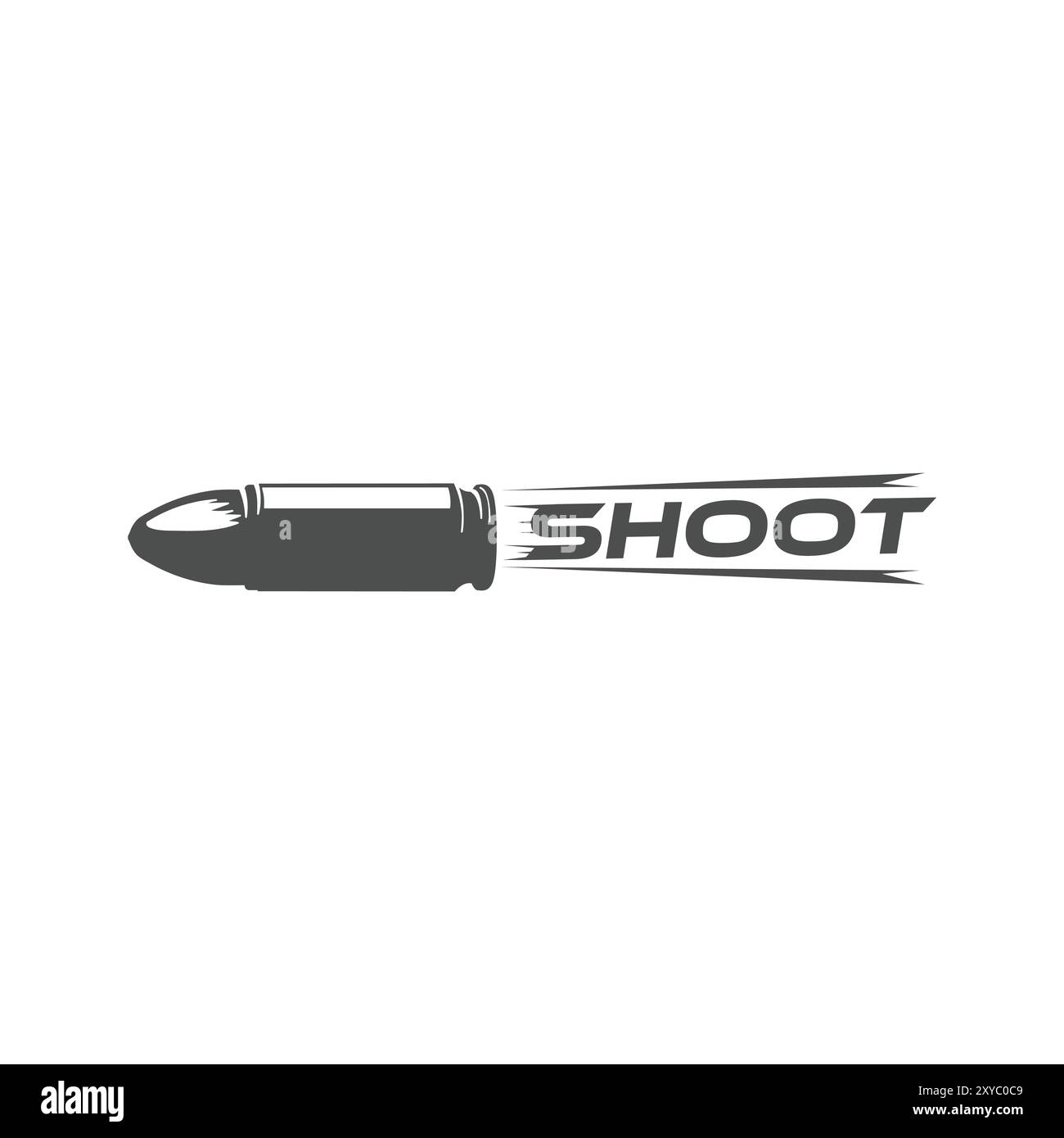 Fast Speed Guns Bullet Shoot Vector Illustration Design Stock Vector ...