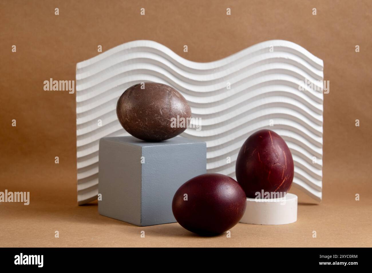 Geometric shapes in warm brown tones hi-res stock photography and ...