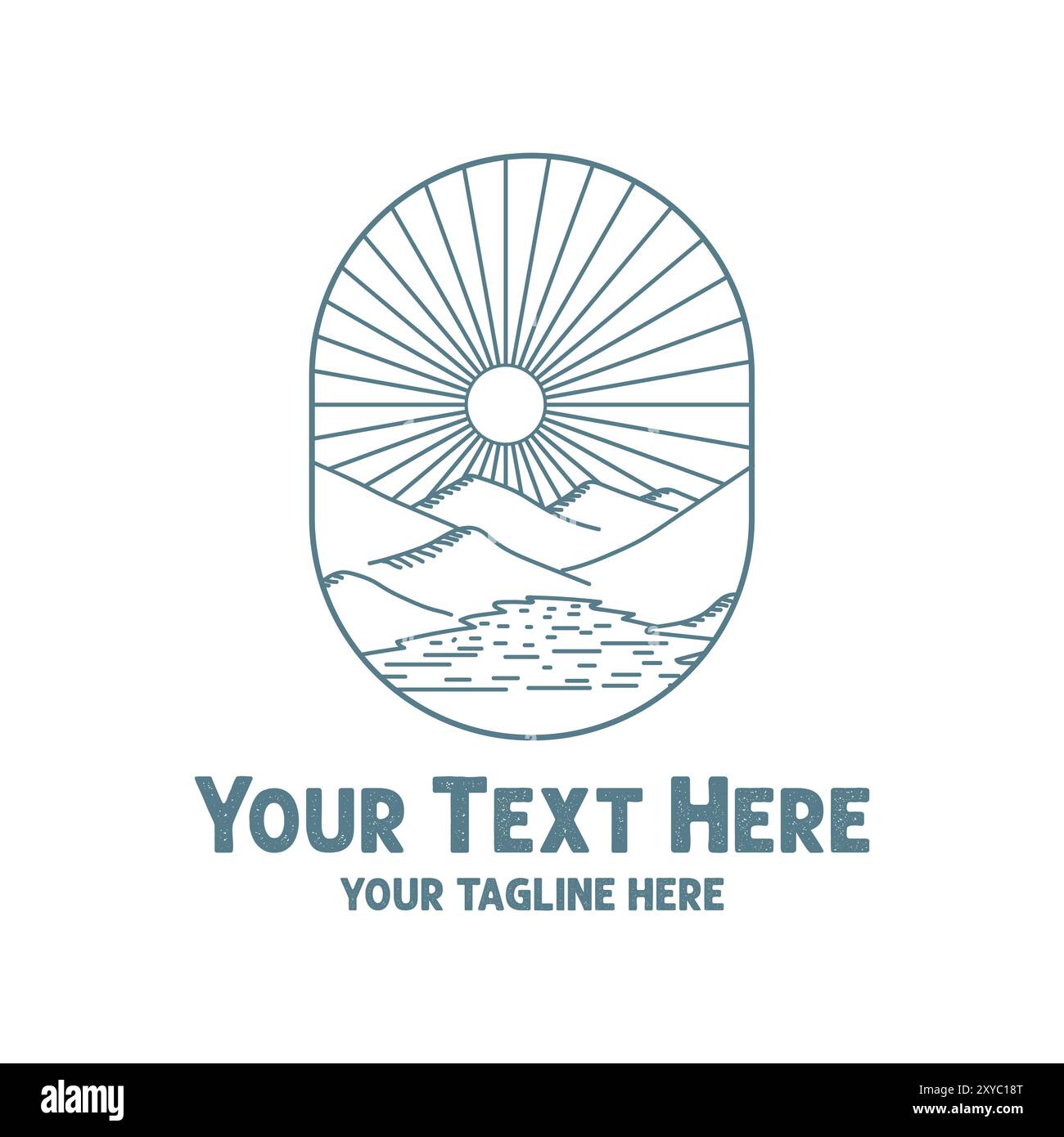 Field and mountain range Stock Vector Images - Alamy