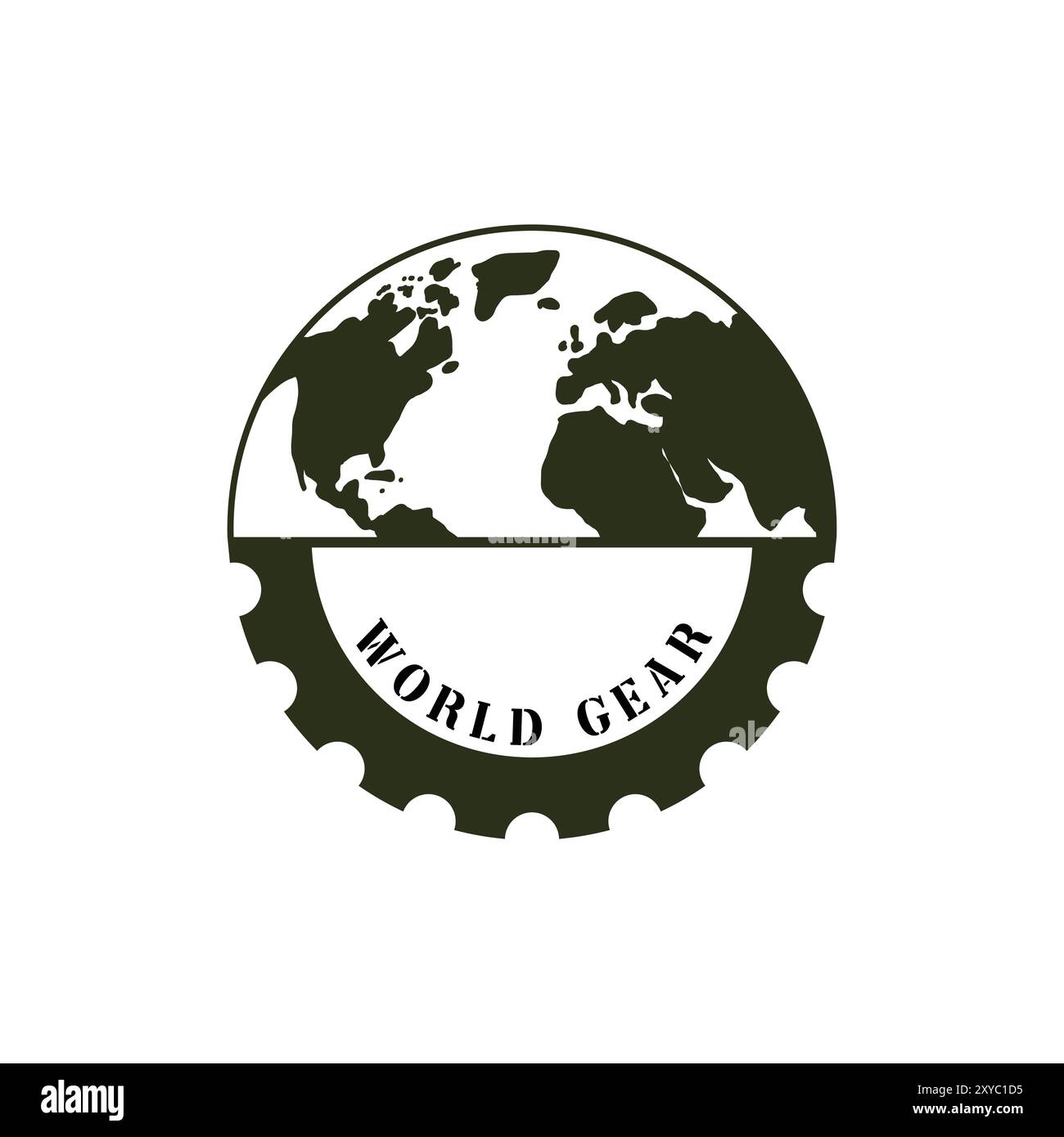 Cog logo design hi-res stock photography and images - Alamy