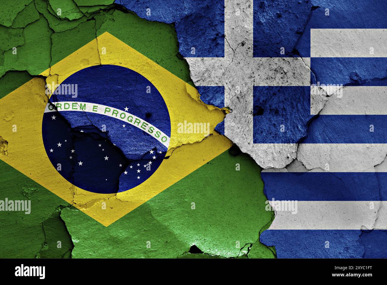 Brazil greek conflict hi-res stock photography and images - Alamy