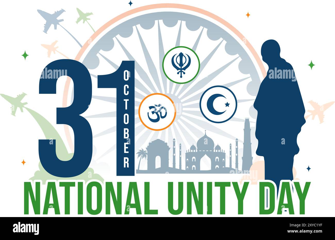 National Unity Day is Celebrated in India on 31 October with a Waving ...