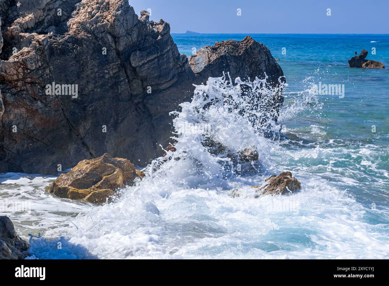 High splashing sea water hi-res stock photography and images - Alamy
