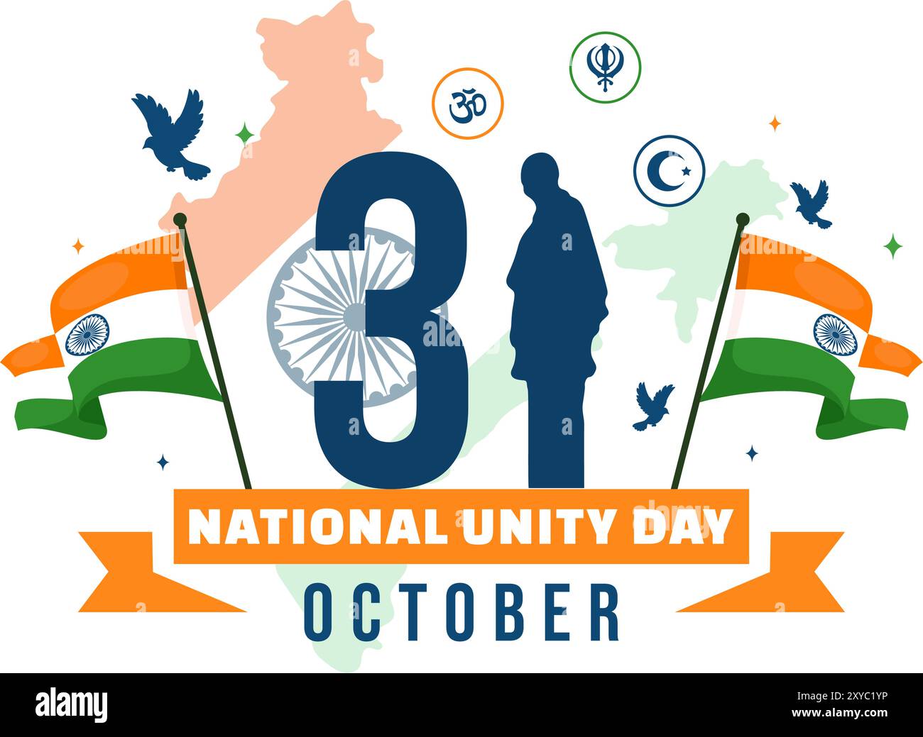 National Unity Day is Celebrated in India on 31 October with a Waving ...