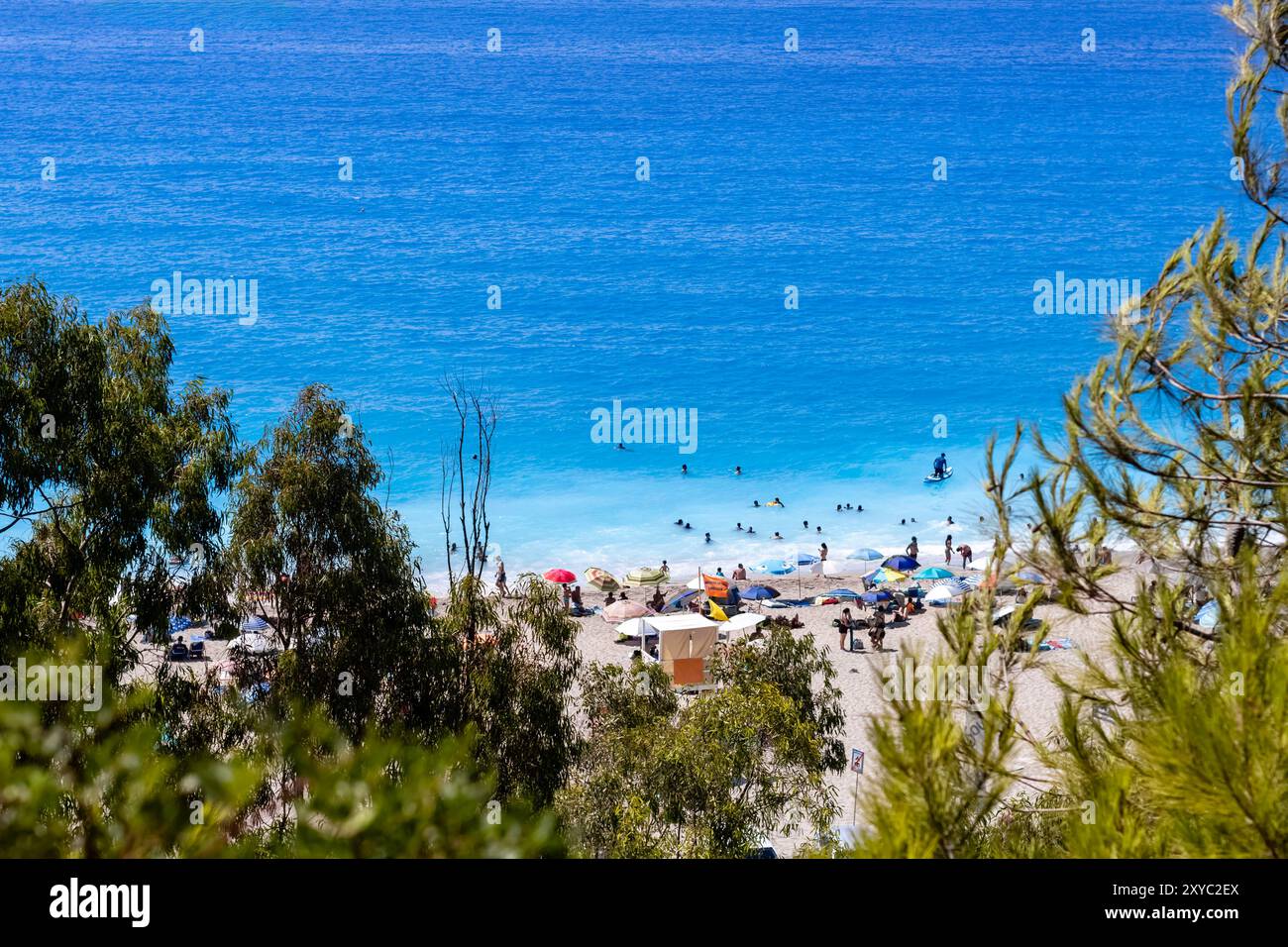 Lefkada beach sunset hi-res stock photography and images - Alamy