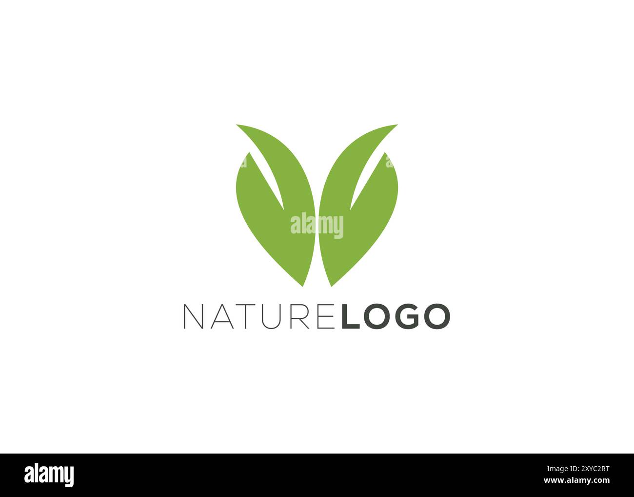 Green logo icon heart Cut Out Stock Images & Pictures - Alamy