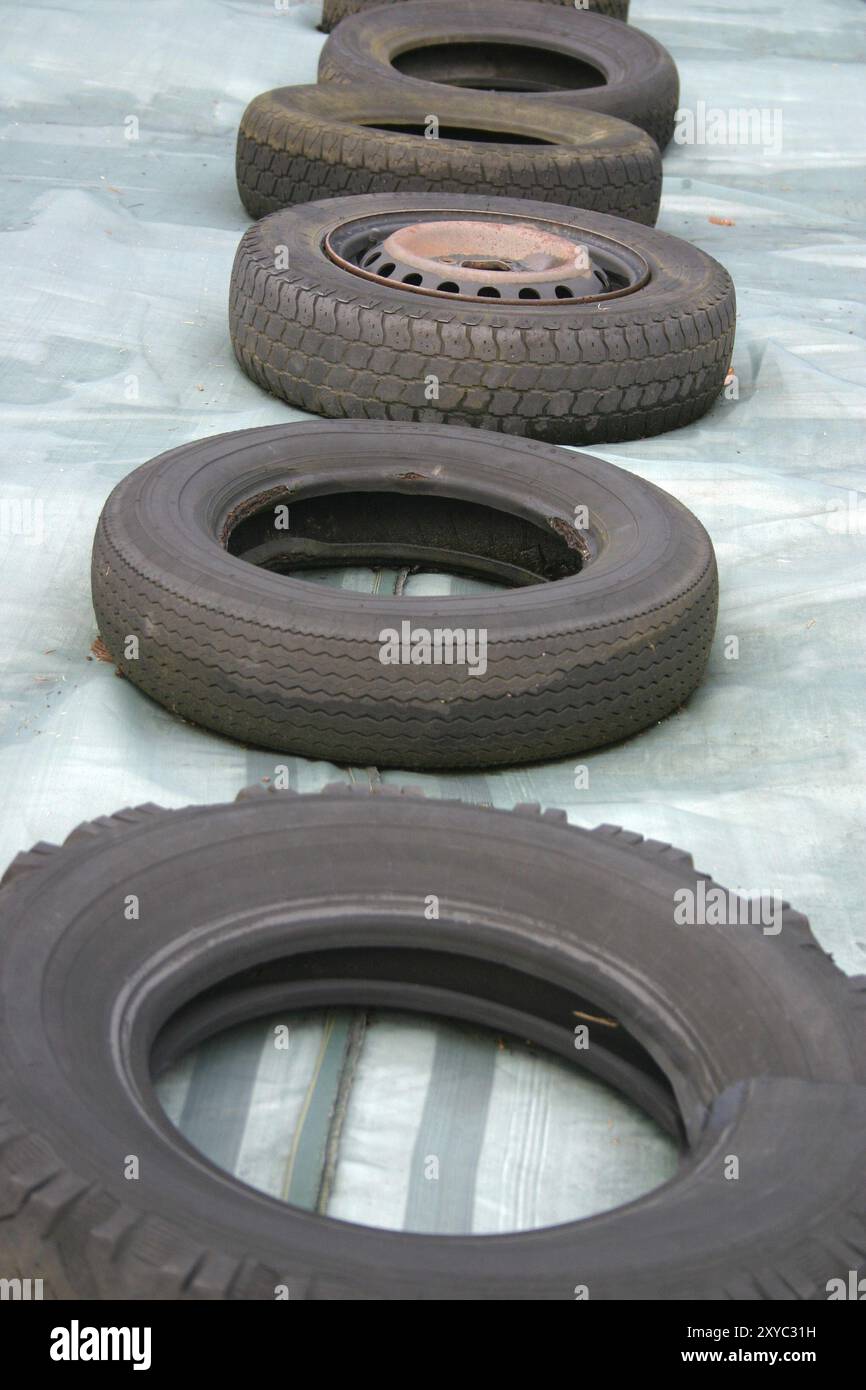 Rubber tyre plastics hi-res stock photography and images - Alamy