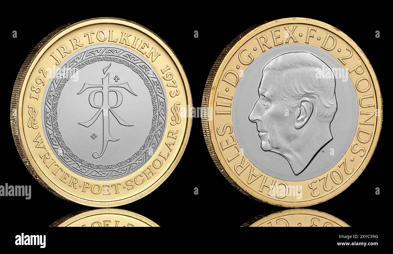 2023 King Charles III £2 coin to celebrate the life and legacy of JRR ...
