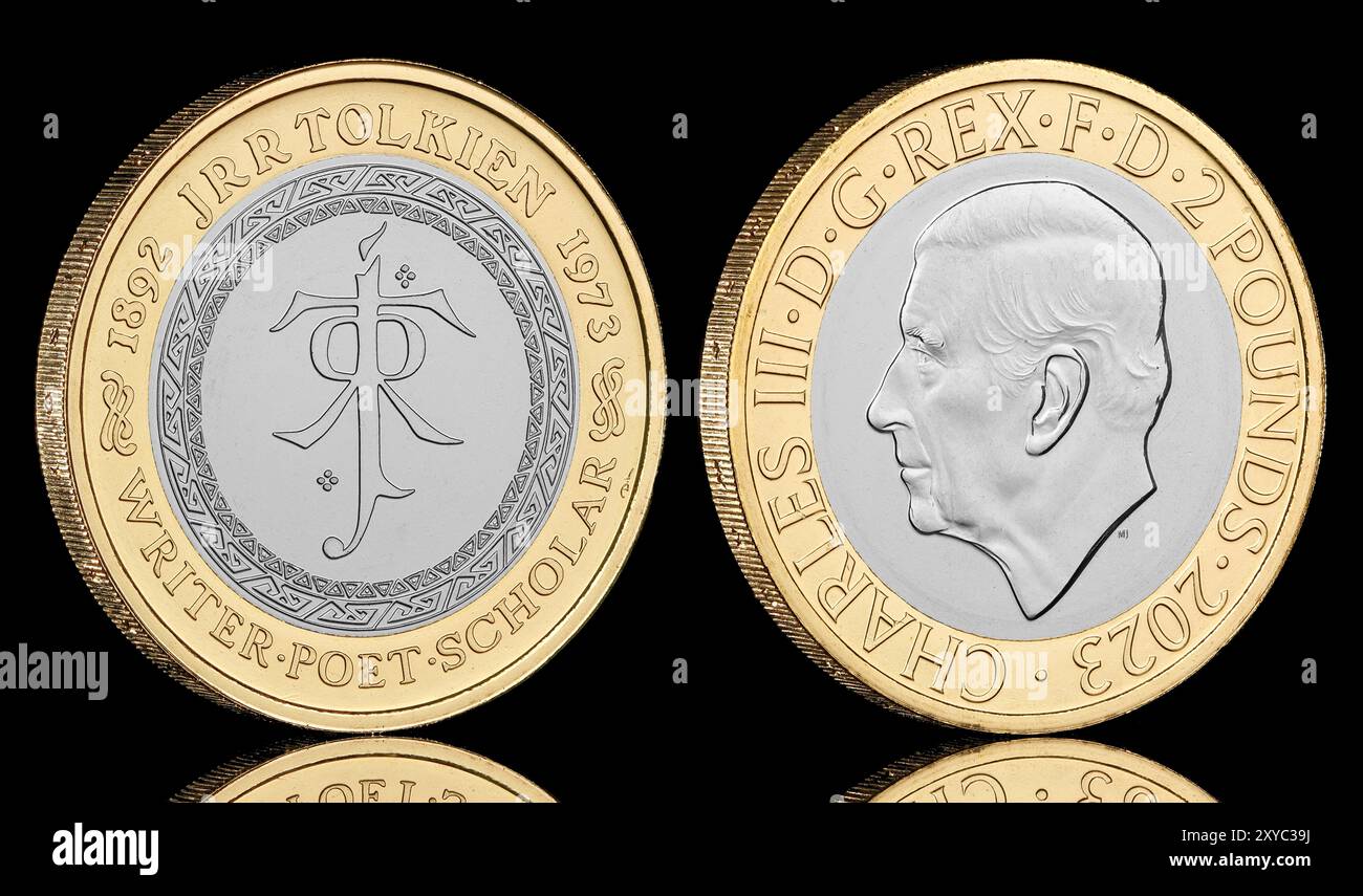 2023 King Charles III £2 coin to celebrate the life and legacy of JRR ...