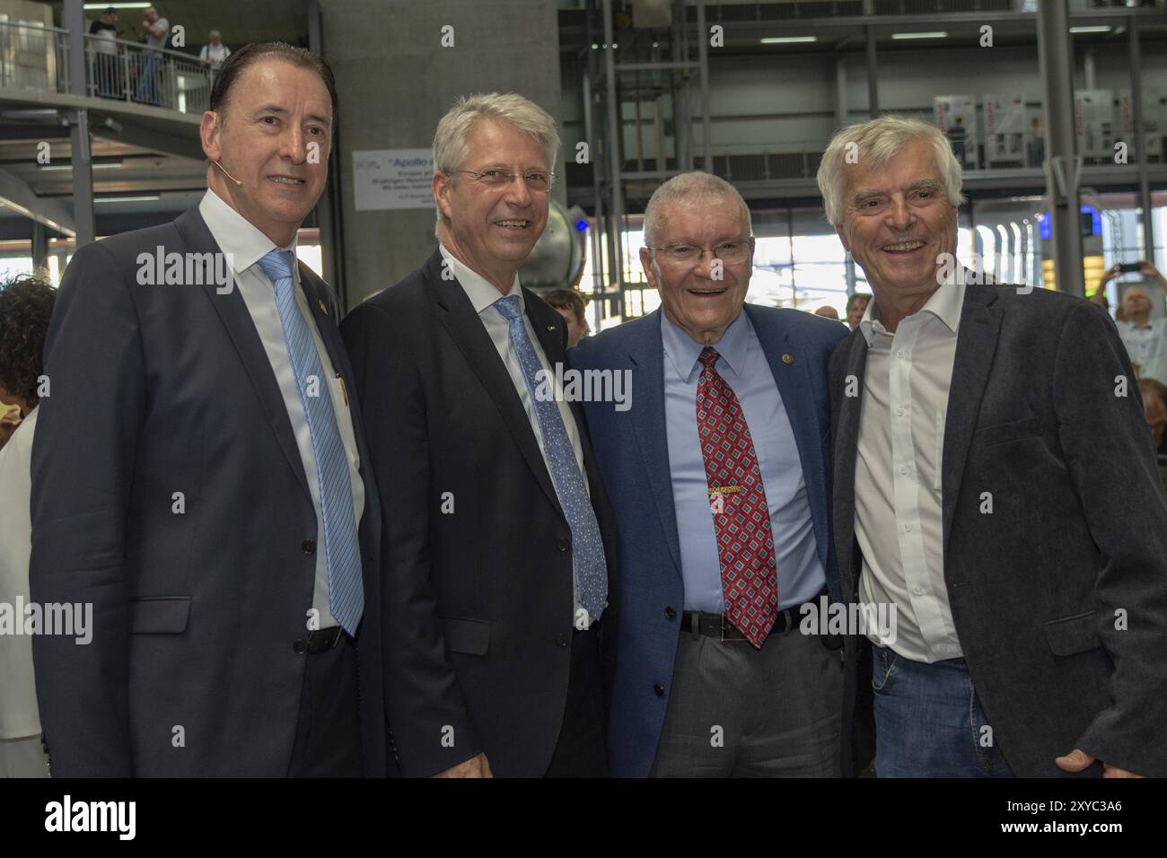 SPEYER, Germany, October 14th 2018: Gerhard Daum, Thomas Reiter, Fred ...