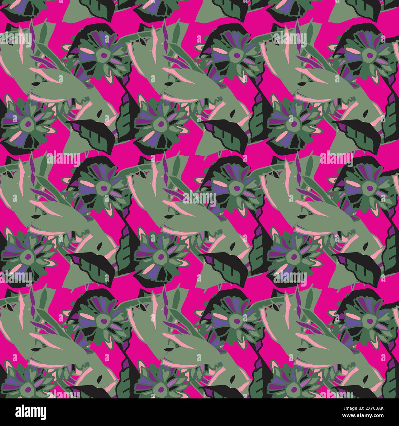 Seamless Allover Digital Textiles Designs Vector Borders Allover ...