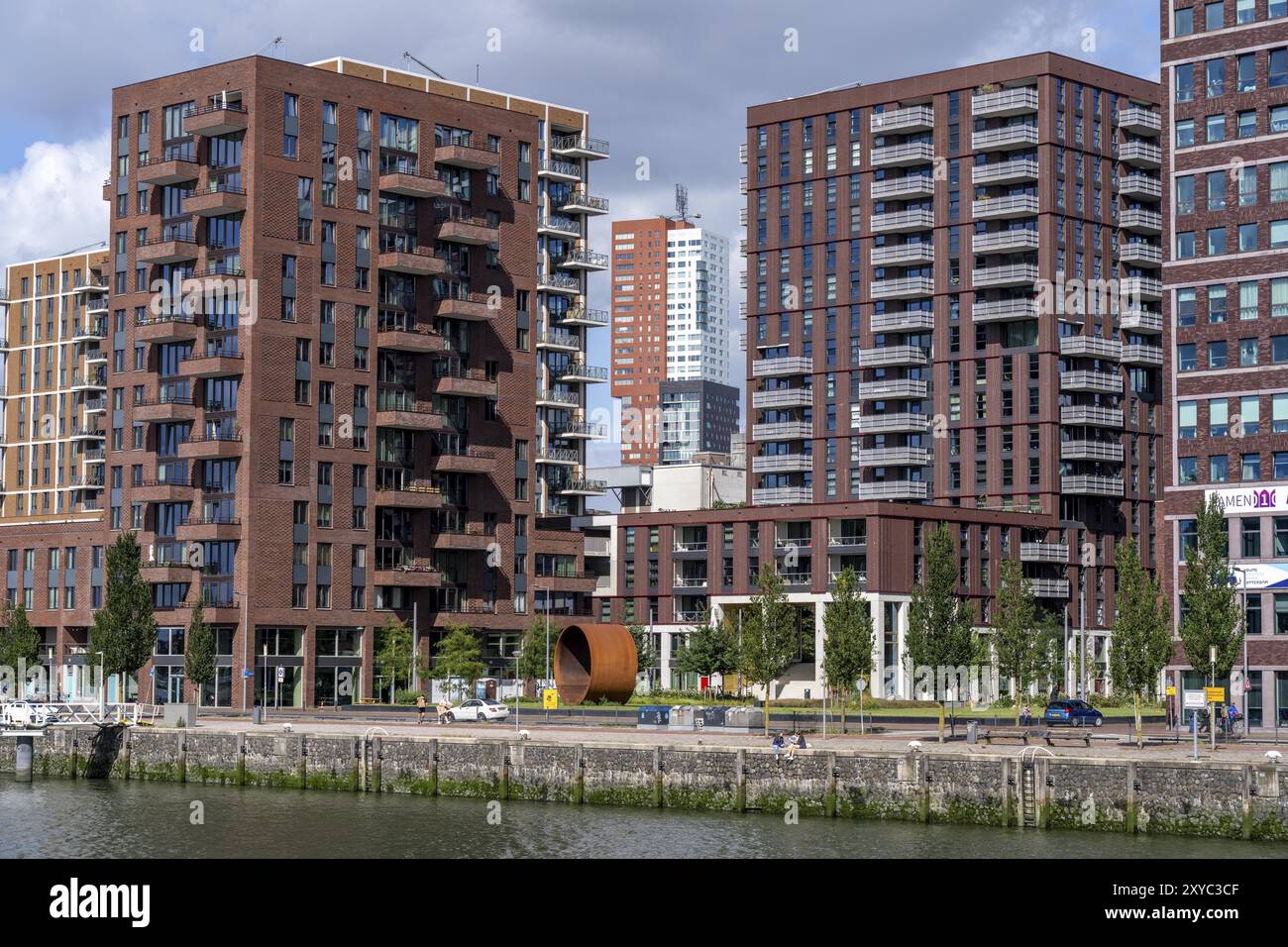 New residential tower blocks in the Katendrecht neighbourhood ...