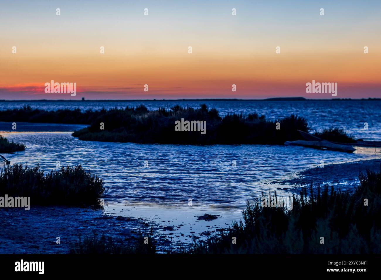 sunset sky colors summer time Stock Photo - Alamy