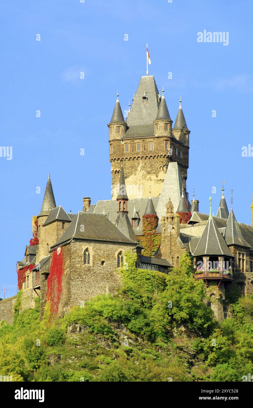 Cochem Imperial Castle, Cochem Castle 04 Stock Photo - Alamy