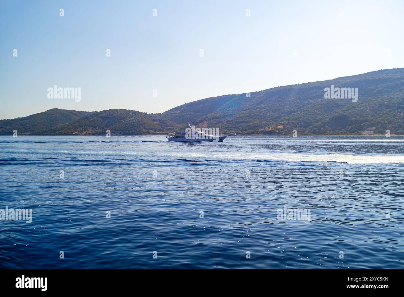 boat travel sea yacht Stock Photo - Alamy