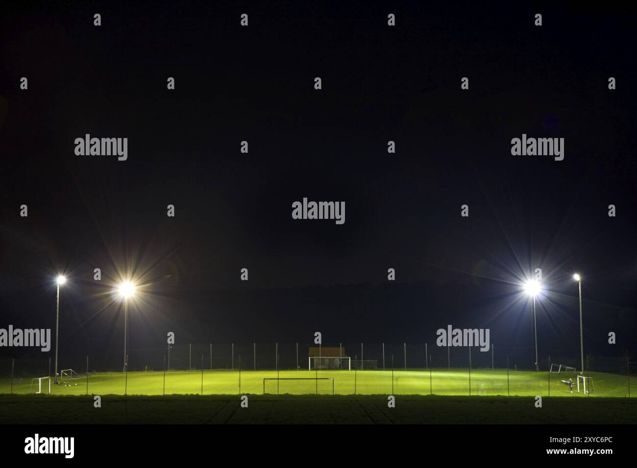 Pitch for the night hi-res stock photography and images - Alamy