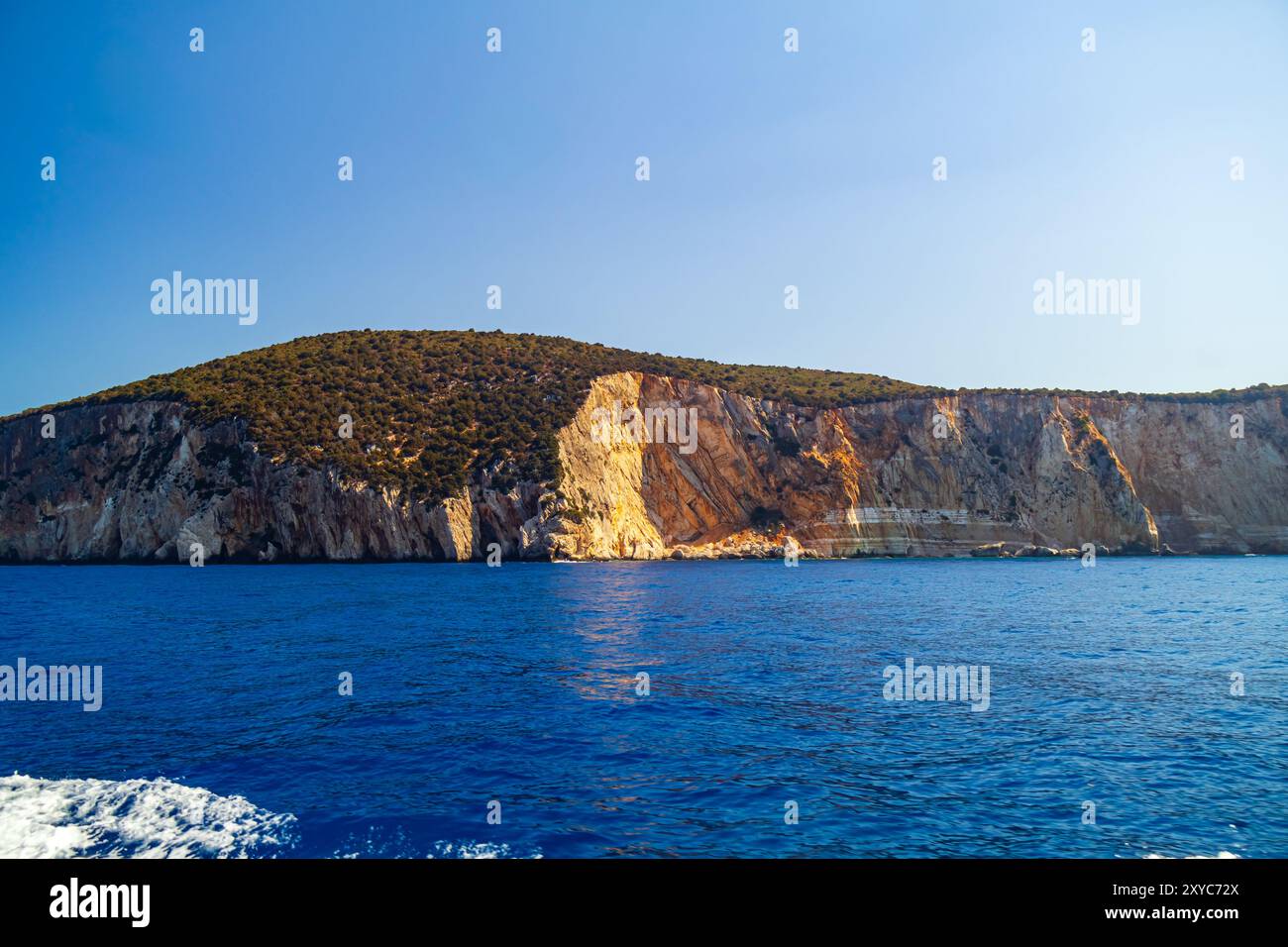 nice island view from the sea Stock Photo - Alamy
