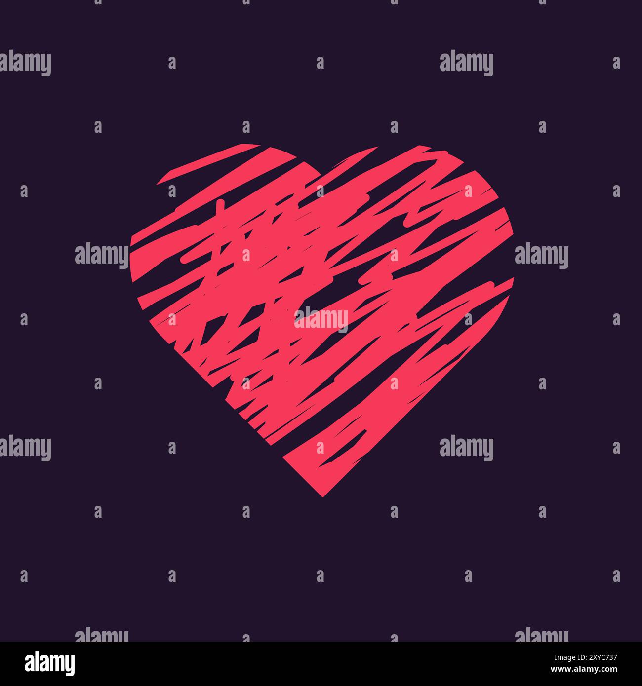 A pink hearts vector, hearts elements, objects, symbols, Heart UI, UX ...