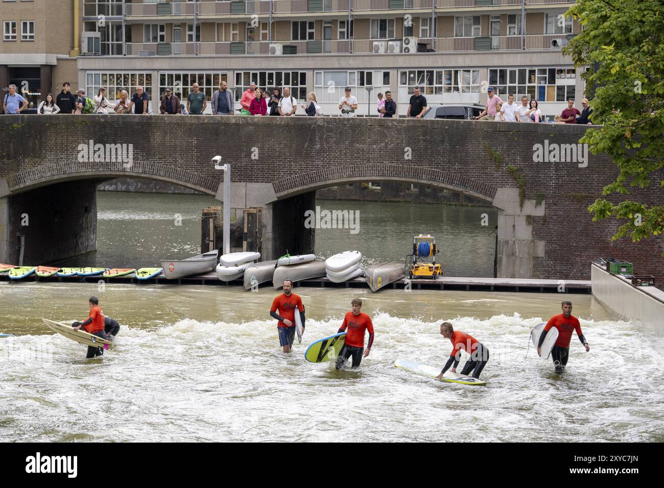 Surfing facility in the city centre of Rotterdam, Rif010, supposedly ...