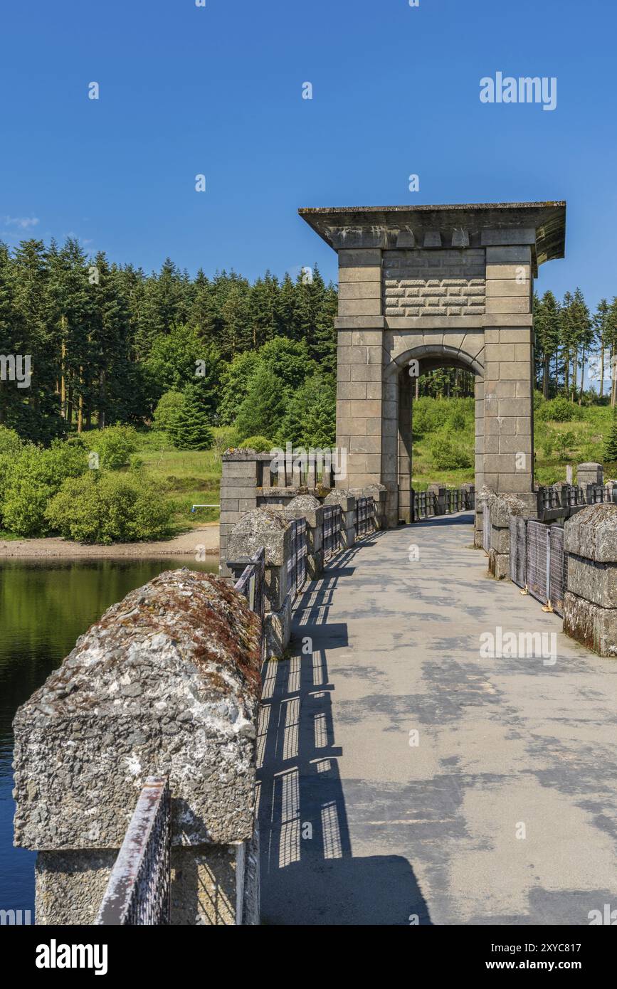 The dam at the Alwen Reservoir, Conwy, Wales, UK Stock Photo - Alamy