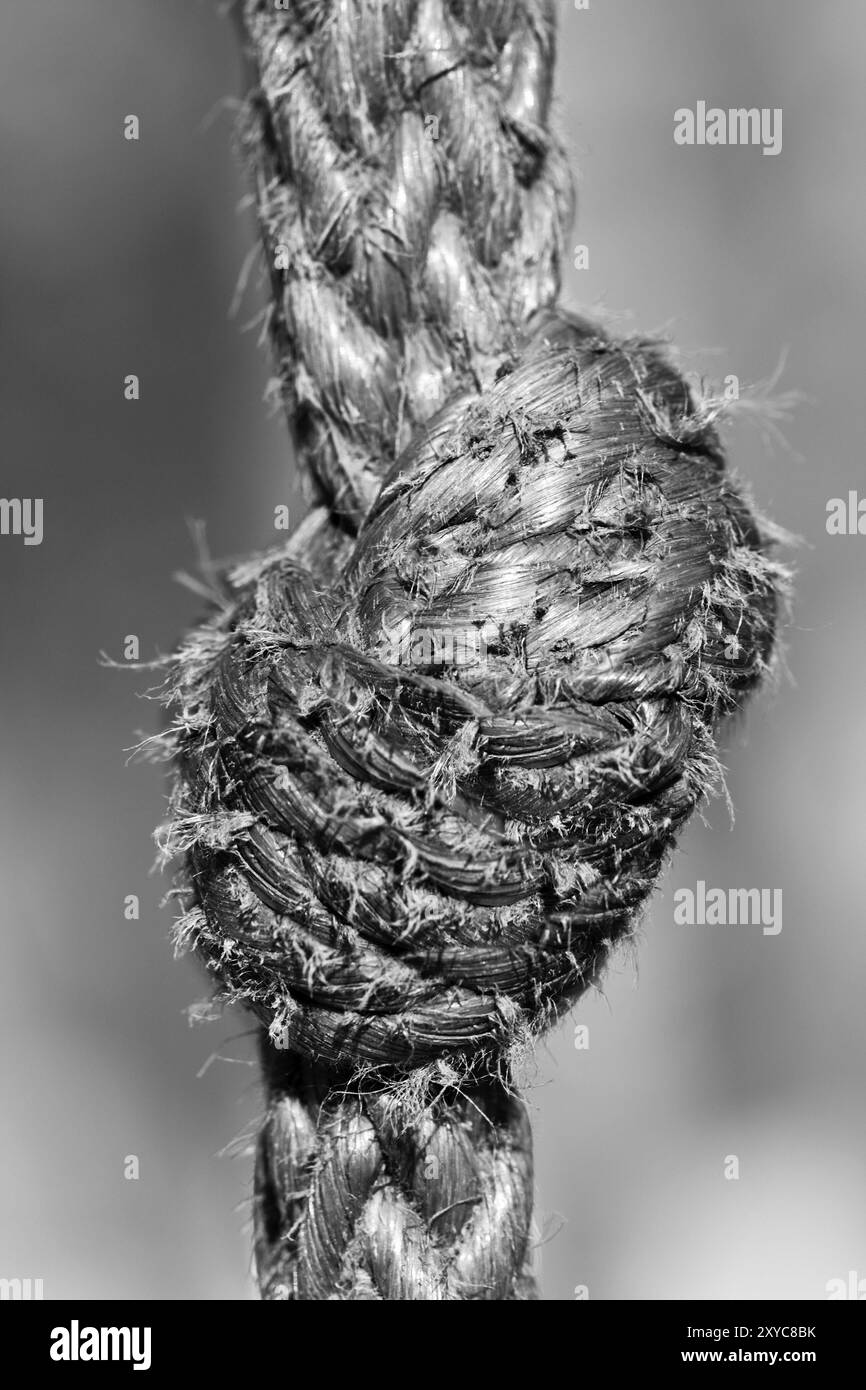 Rope cutout nobody Black and White Stock Photos & Images - Alamy