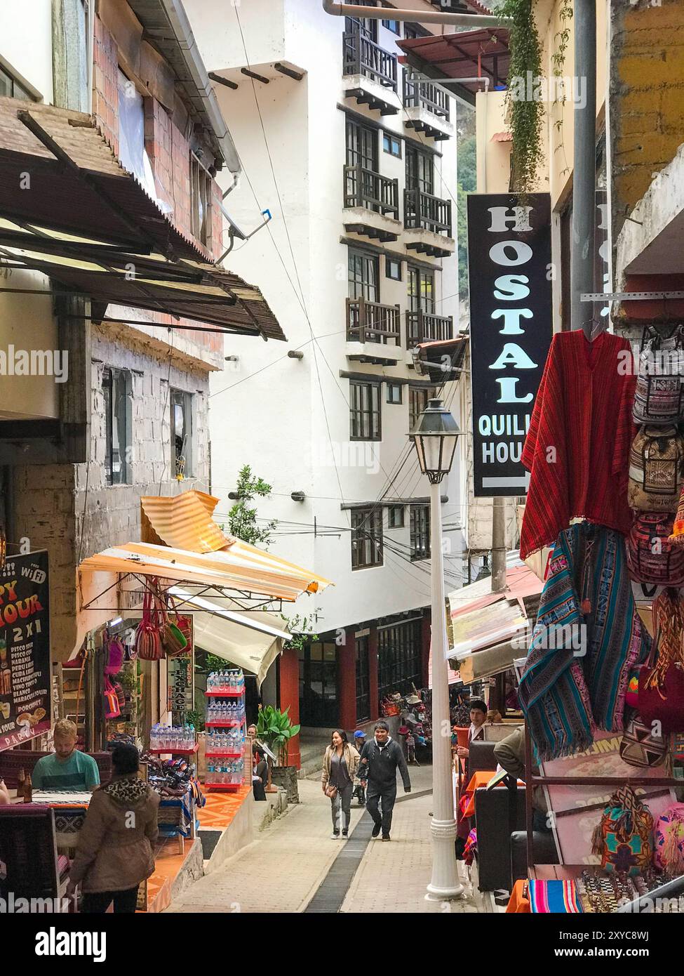 Machu Picchu town (Peru) or Aguas Calientes: Nearest village of Machu ...
