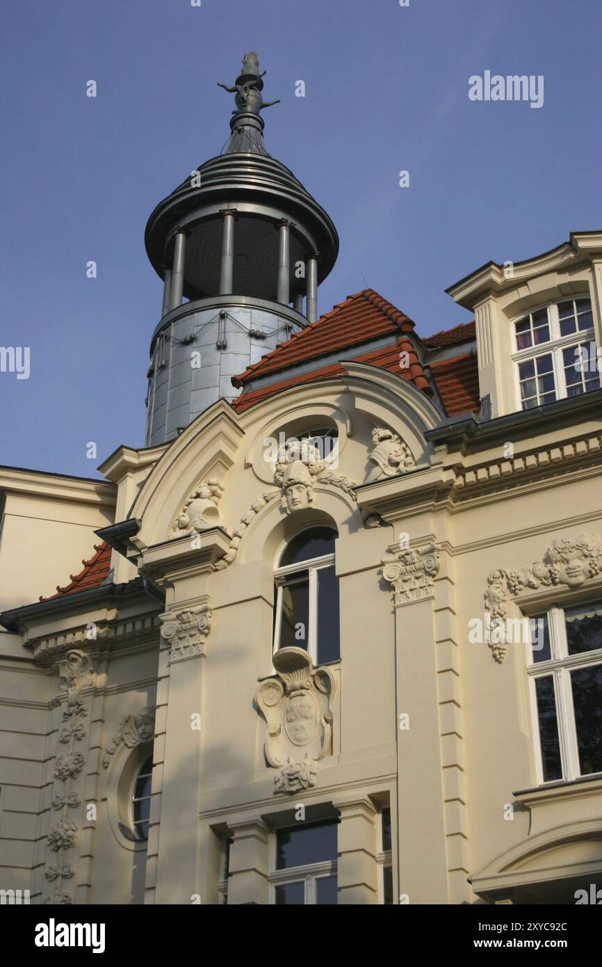 Beautiful art nouveau house in Potsdam (Brandenburg Stock Photo - Alamy