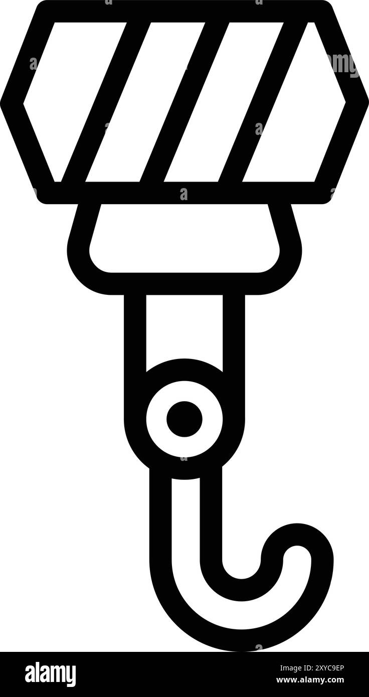 Hook clipart Black and White Stock Photos & Images - Alamy