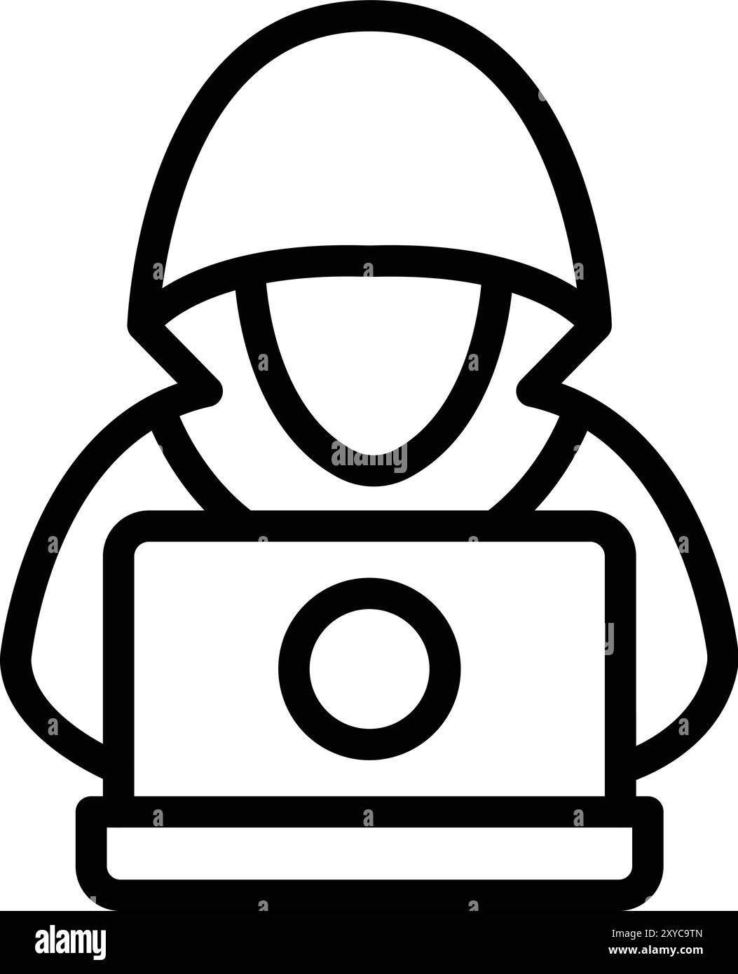 Isolated hacker design Stock Vector Images - Alamy