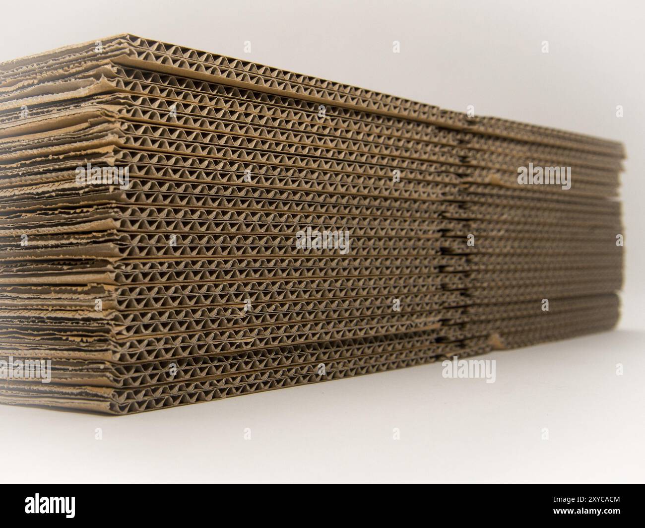 Corrugated cardboard. Cardboard Stock Photo - Alamy