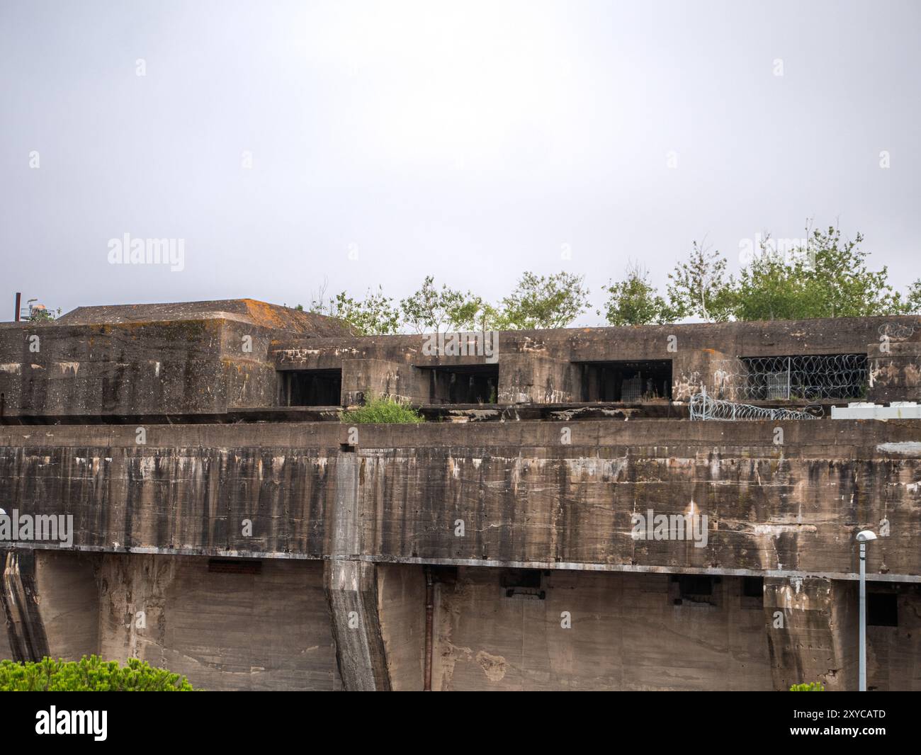 In Saint Nazaire, France, one of the main submarine bases of the nazis ...