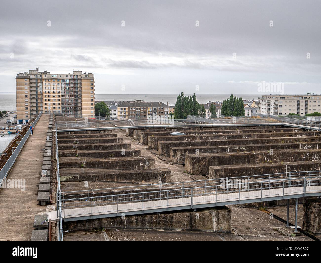In Saint Nazaire, France, one of the main submarine bases of the nazis ...