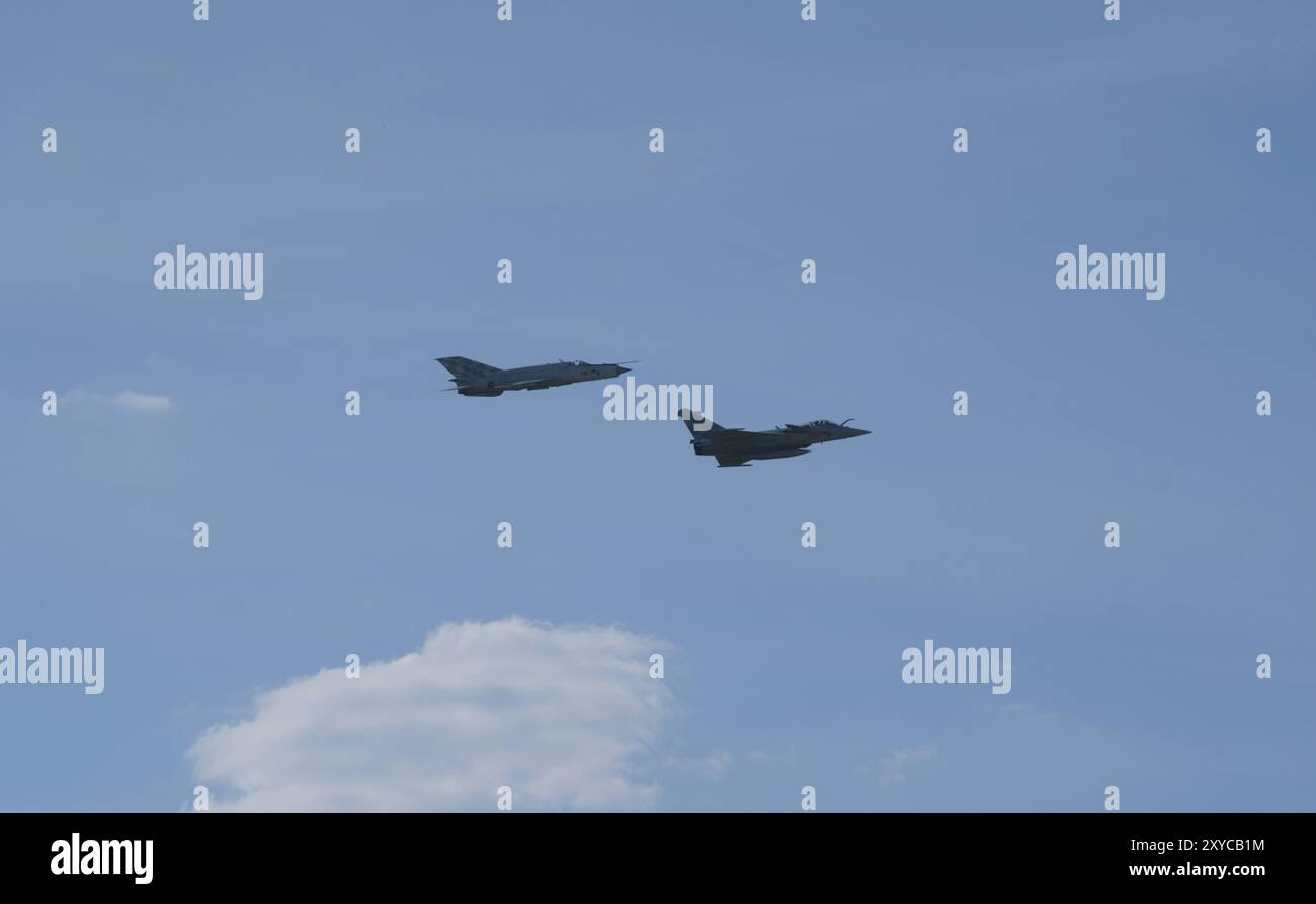 Croatian Air Force Rafale C and MIG-21 Stock Photo - Alamy