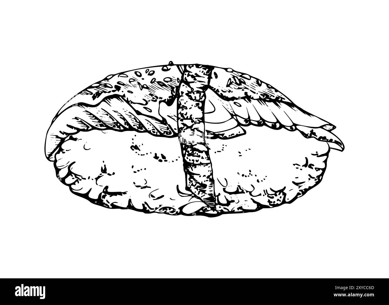 Saba fish sushi clipart hi-res stock photography and images - Alamy