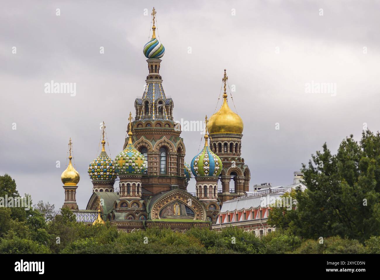Famous church in romantic nationalism style in the old town of Saint ...